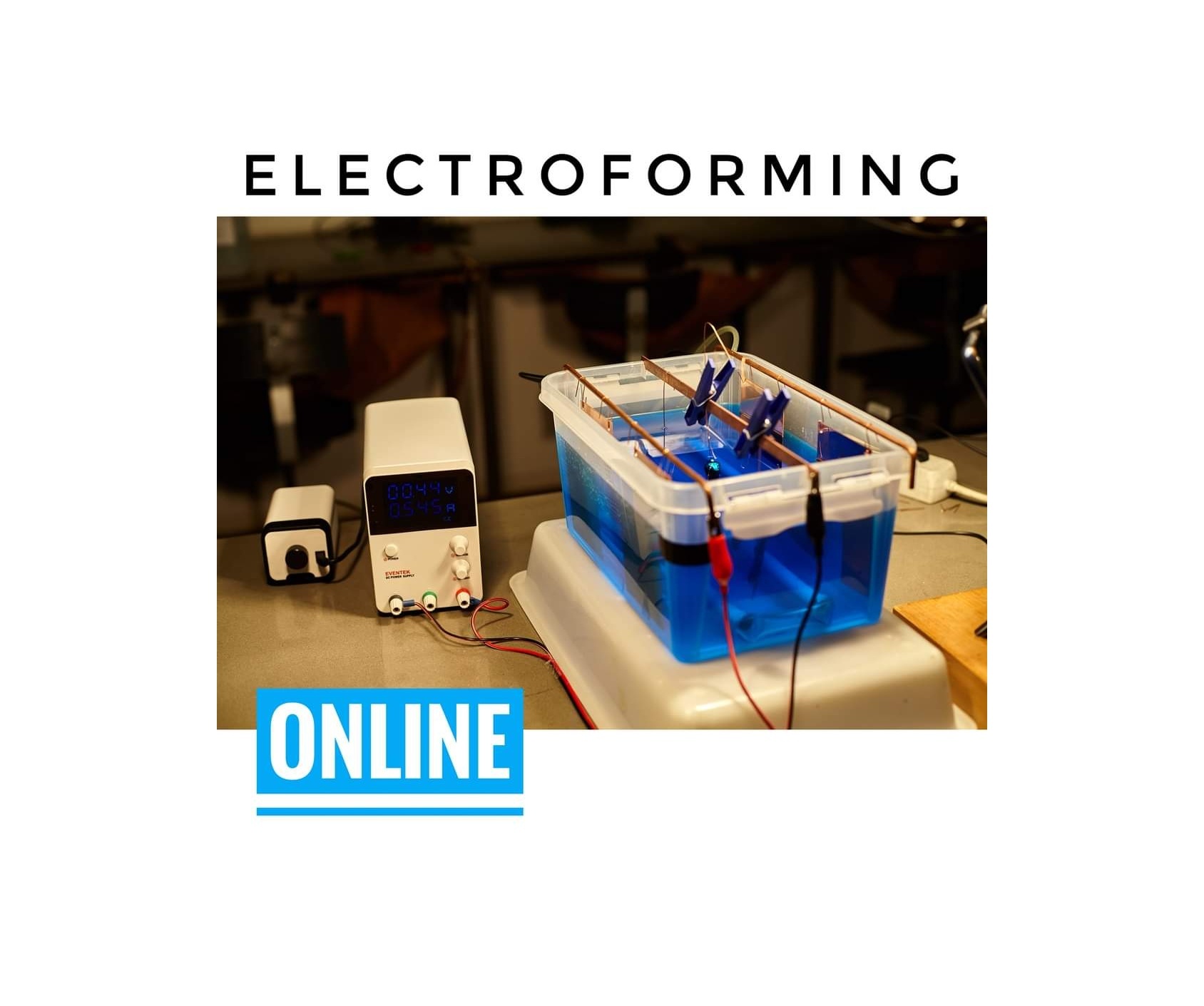 Video Curso ELECTROFORMING en español - Gaston Rois | Cursos y Productos